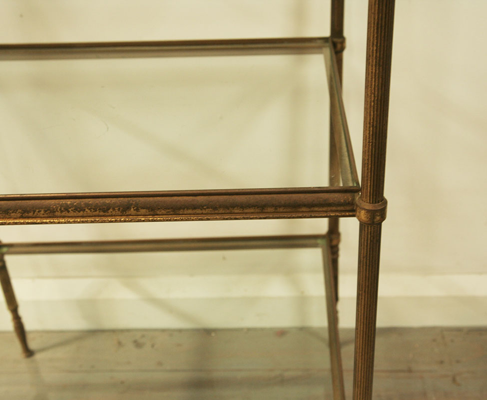 Layered Brass Shelves | Haunt - Antiques for the Modern Interior